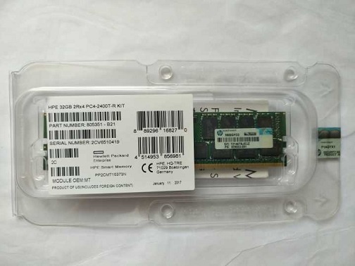 728629-B21 32GB 2RX4 DDR4-2133 PC4-17000 Registered